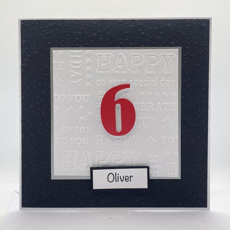 Personalised 6th Birthday Card - Handmade For Her, For Him by Looks ...