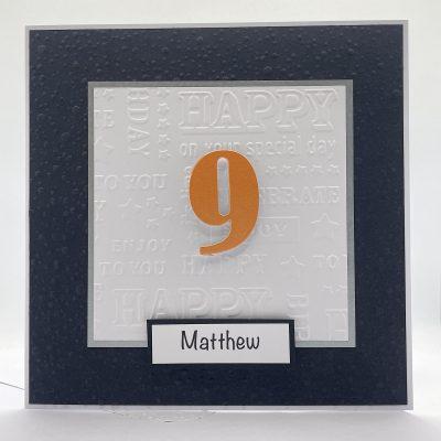 Personalised 9th Birthday Card - Handmade For Her, For Him by Looks ...