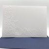 Sea Shells Note Cards - Pack of 6 White Embossed Note Cards and ...